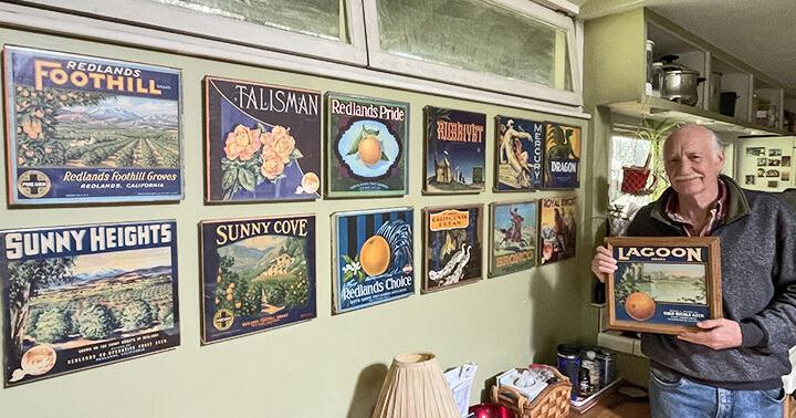 Redlands man captures history with orange labels | Arts & Entertainment ...
