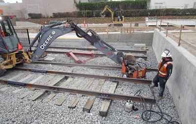 Road construction continues on Redlands Passenger Rail Project | News ...