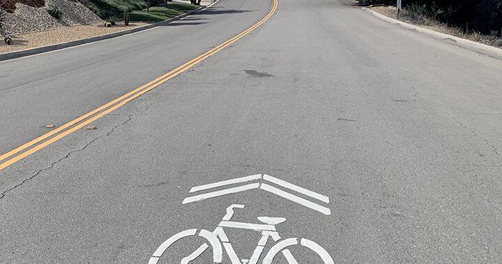 Class 3 ‘sharrows’ installed on Sunset Drive | News ...