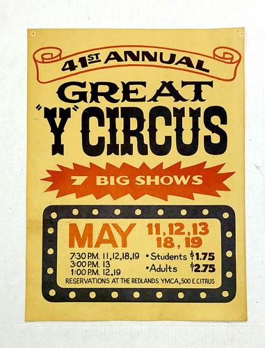 A dozen posters from the Great Y circus join the MOR collection ...