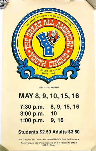 A dozen posters from the Great Y circus join the MOR collection ...