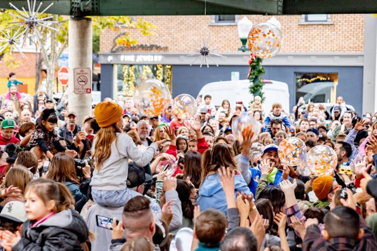 Giant crowd gathers to celebrate as Orange Drop returns, ushers in 2024 ...