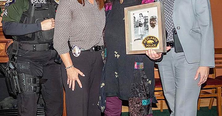 First female to join the Redlands police celebrates 90th birthday ...