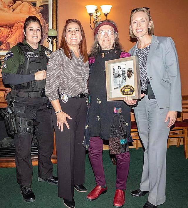 First female to join the Redlands police celebrates 90th birthday ...