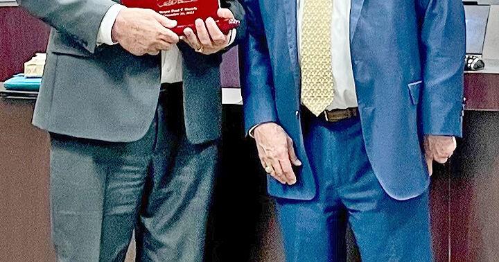 City Council salutes Mick Gallagher for filling the vacancy for the ...