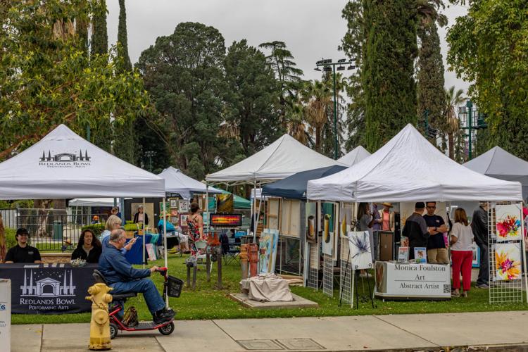 Sunny skies, ‘huge’ crowds greet artists at Redlands Festival of Arts ...