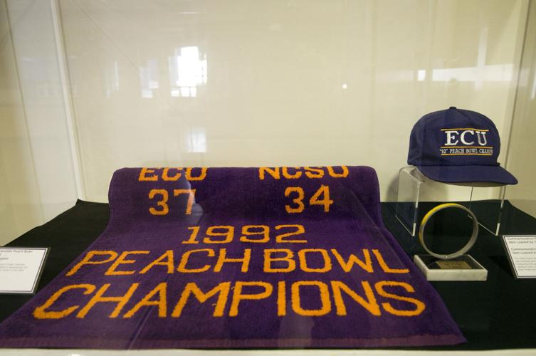 ECU football: Coaches, players tour new football exhibit | College ...