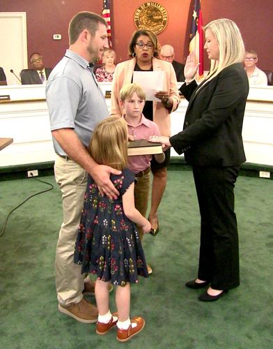 Coltrain sworn in as new Williamston Chief of Police | News | reflector.com