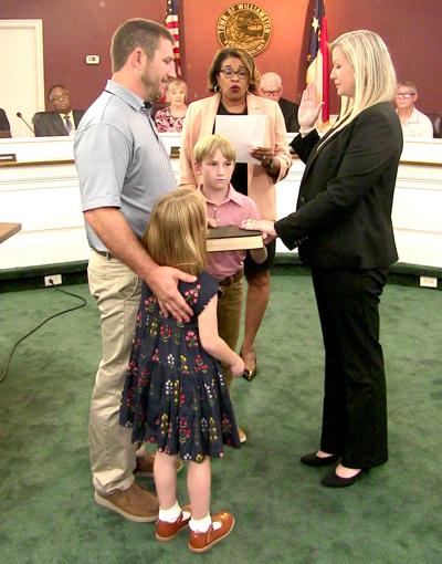 Coltrain sworn in as new Williamston Chief of Police | News | reflector.com