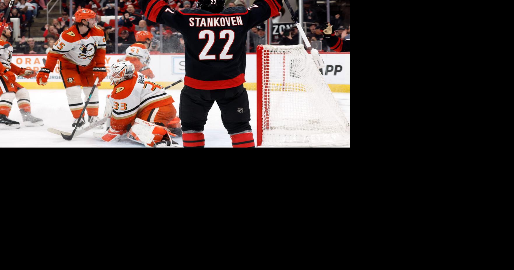 Chatfield scores 1st goal of season to help Hurricanes to a 5-2 win ...