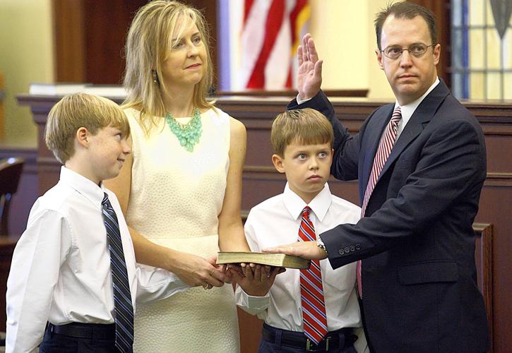 Teague sworn in as new judge | Local News | reflector.com