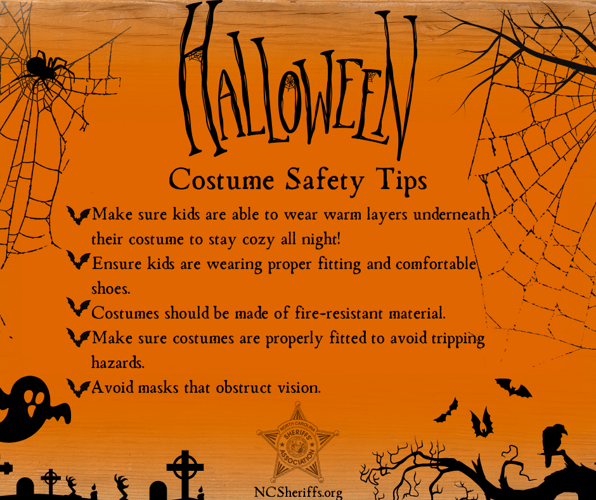Sheriff Manning offers Halloween safety tips | News | reflector.com