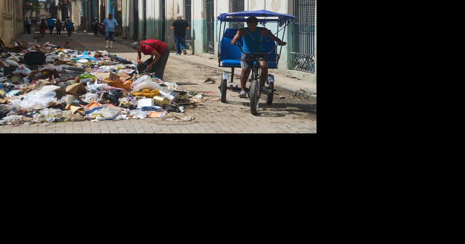 A garbage crisis engulfs Havana as fuel shortages stall trash pickup ...