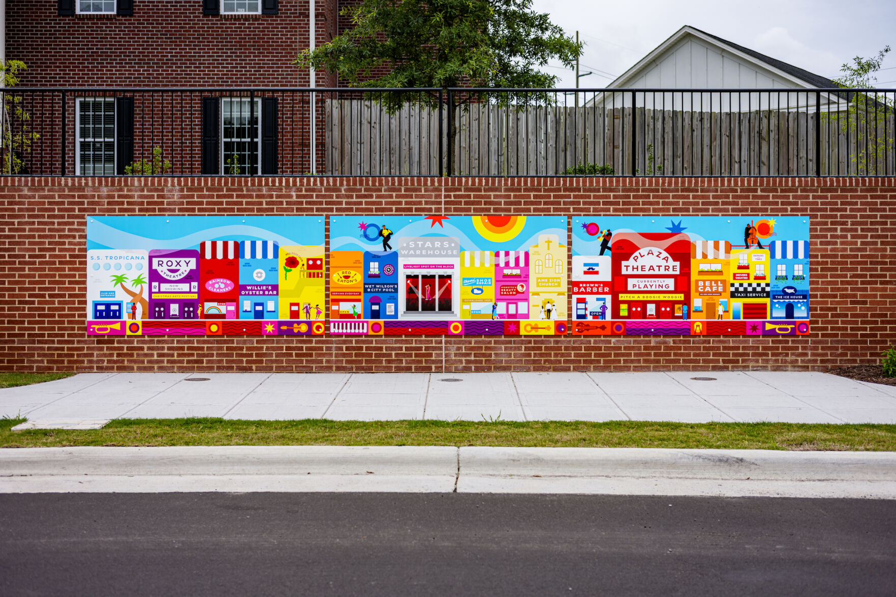 Mural of The Block jazzes up roundabout | Feature Story | reflector.com