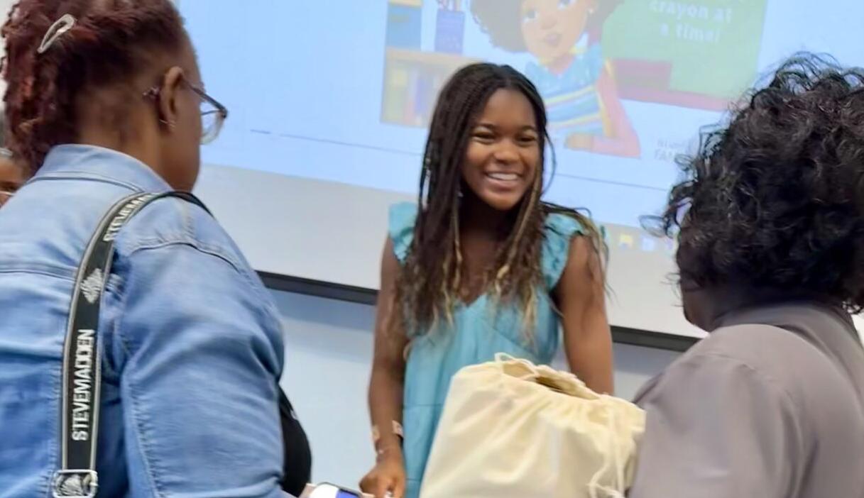 'We're trying to add more color': Young author turns experience into ...