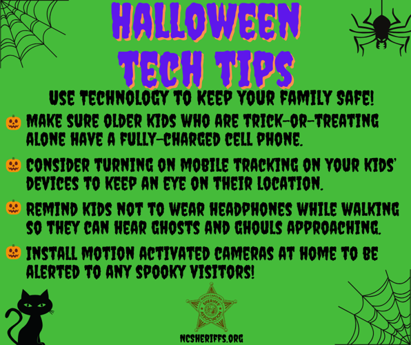 Sheriff Manning offers Halloween safety tips | News | reflector.com