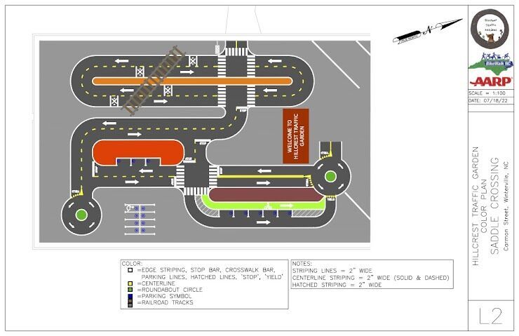 Winterville Hillcrest Park traffic garden moves forward | News ...