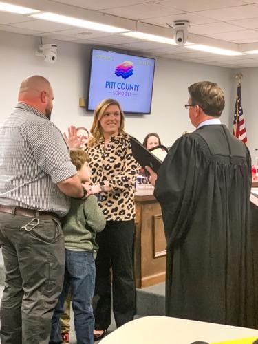 Rhodes elected school board chairman; two new members take oath of ...