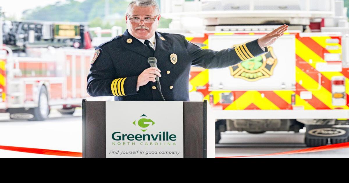 Davenport named Greenville's new fire-rescue chief | Local News | reflector.com