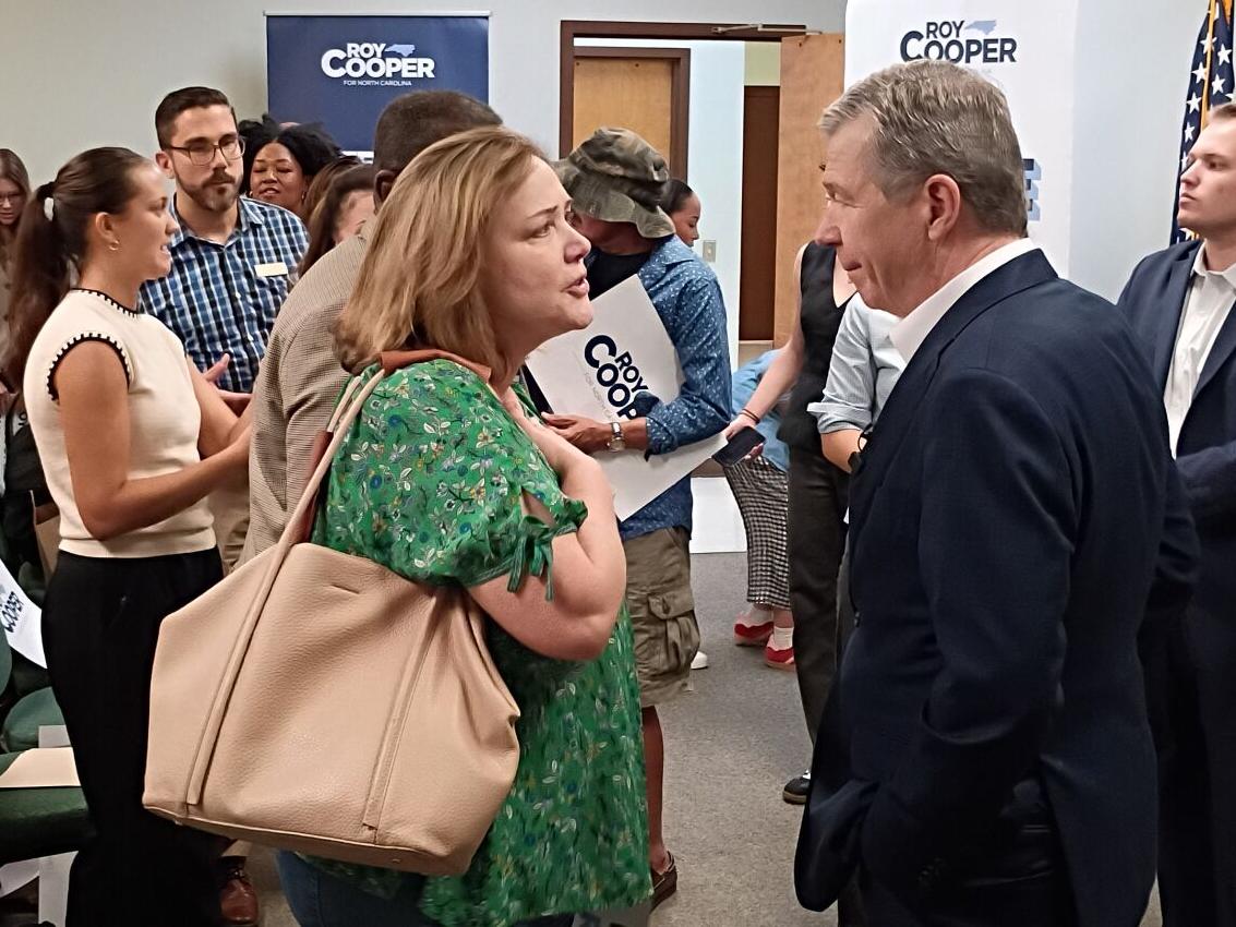 Cooper focuses on health care costs during Greenville stop | Local News ...