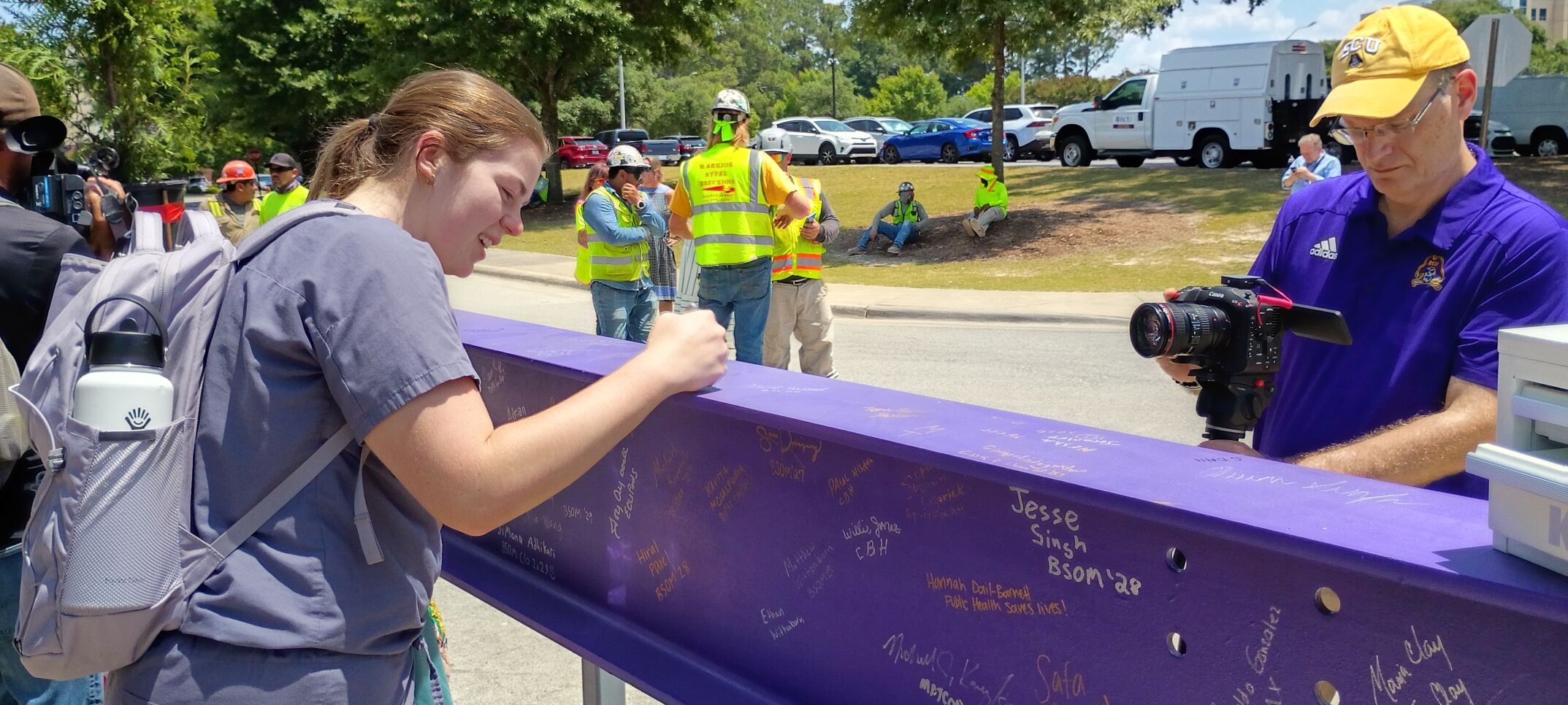 Topping ceremony celebrates construction milestone for new medical ...