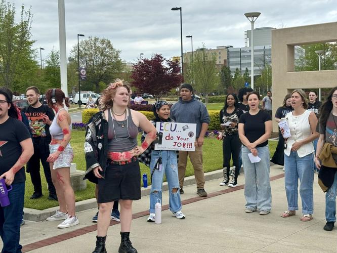 Marchers at ECU decry sexual violence, call on campus to address issue ...