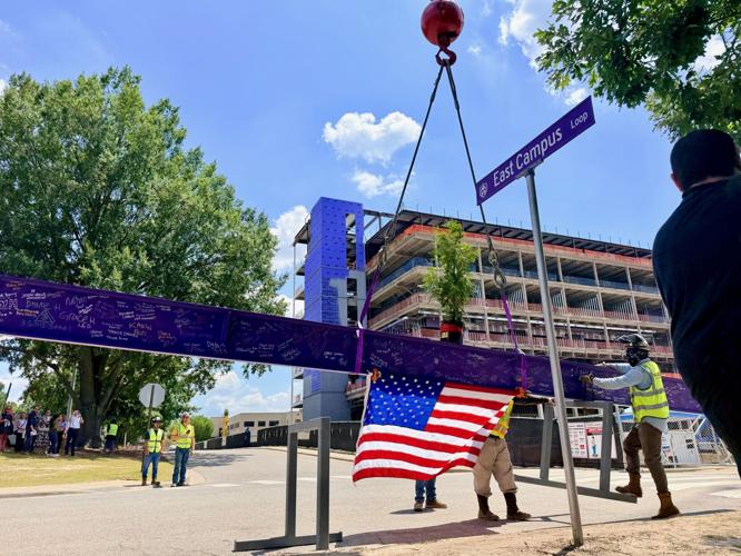 Topping ceremony celebrates construction milestone for new medical ...