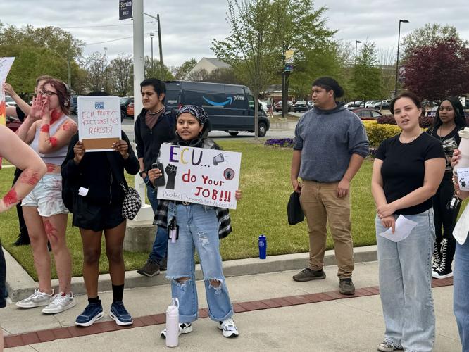 Marchers at ECU decry sexual violence, call on campus to address issue ...