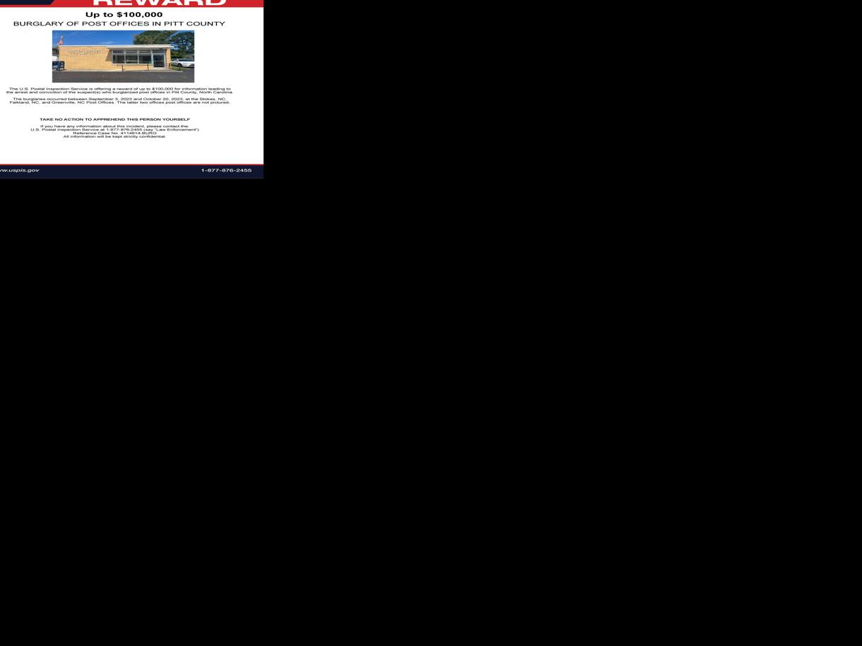 Crime Roundup: Post office break-ins under investigation, reward ...