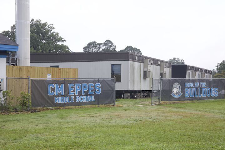 Construction winding down at C.M. Eppes; work continues at A.G. Cox ...