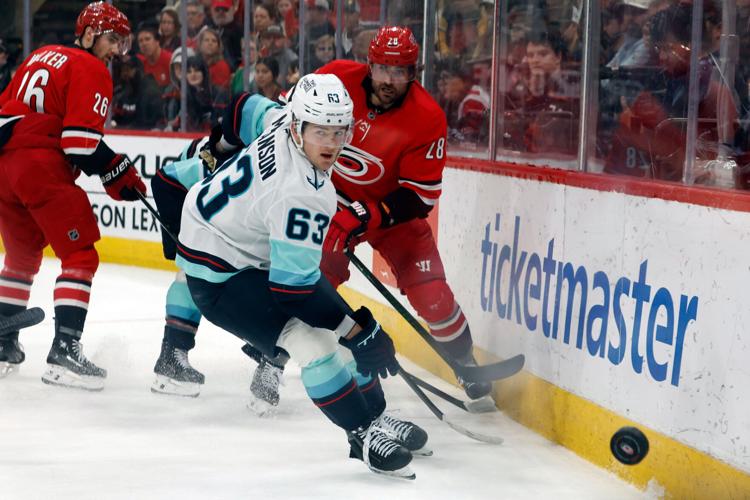 Jordan Staal's 2 assists lead Hurricanes to 3-2 win over Kraken | State ...