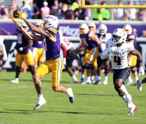 ECU football: Pirates smash Temple, end two-game losing skid in Harrell ...