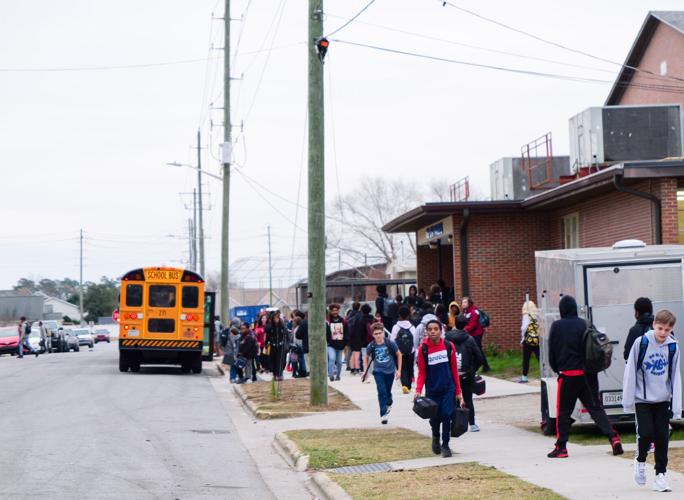 Demolition beginning at A.G. Cox building: Students used 1936 classroom ...