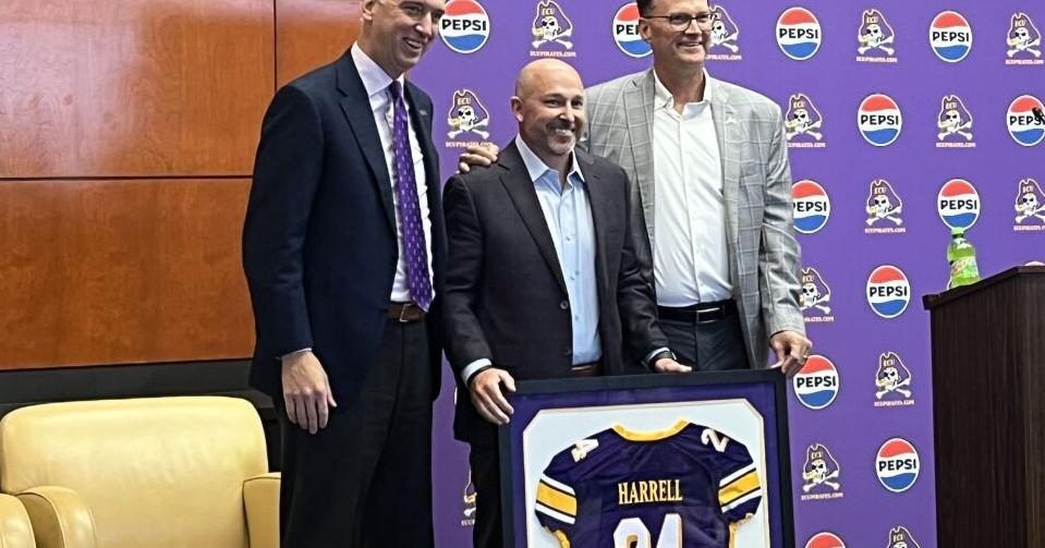 ECU football: Harrell introduced as Pirates' 23rd football coach ...