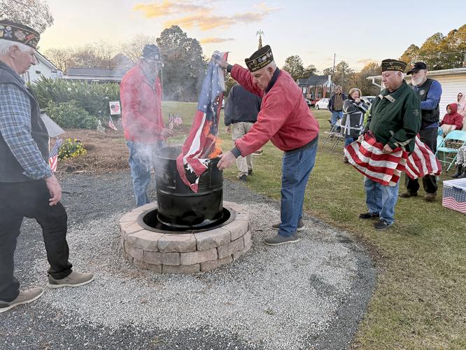 Respectful Farewell: Flag retirement ceremony held | Feature Story ...