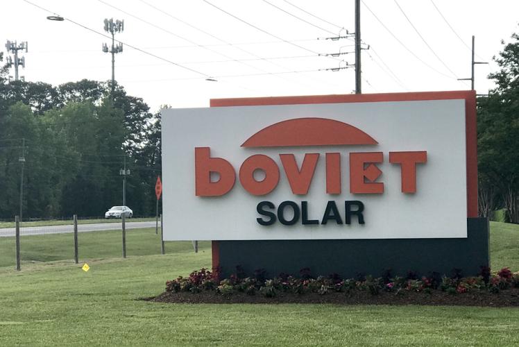 Boviet Solar celebrates progress at Greenville facility | Local News ...