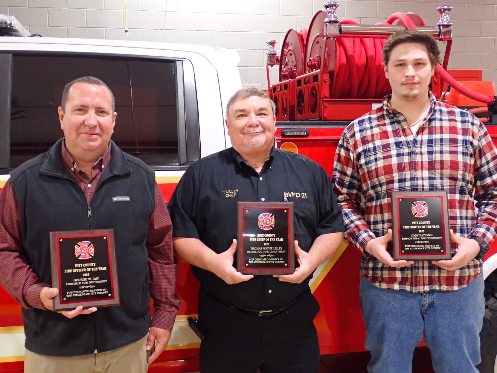 Pitt County firefighters recognized for service | Local News ...