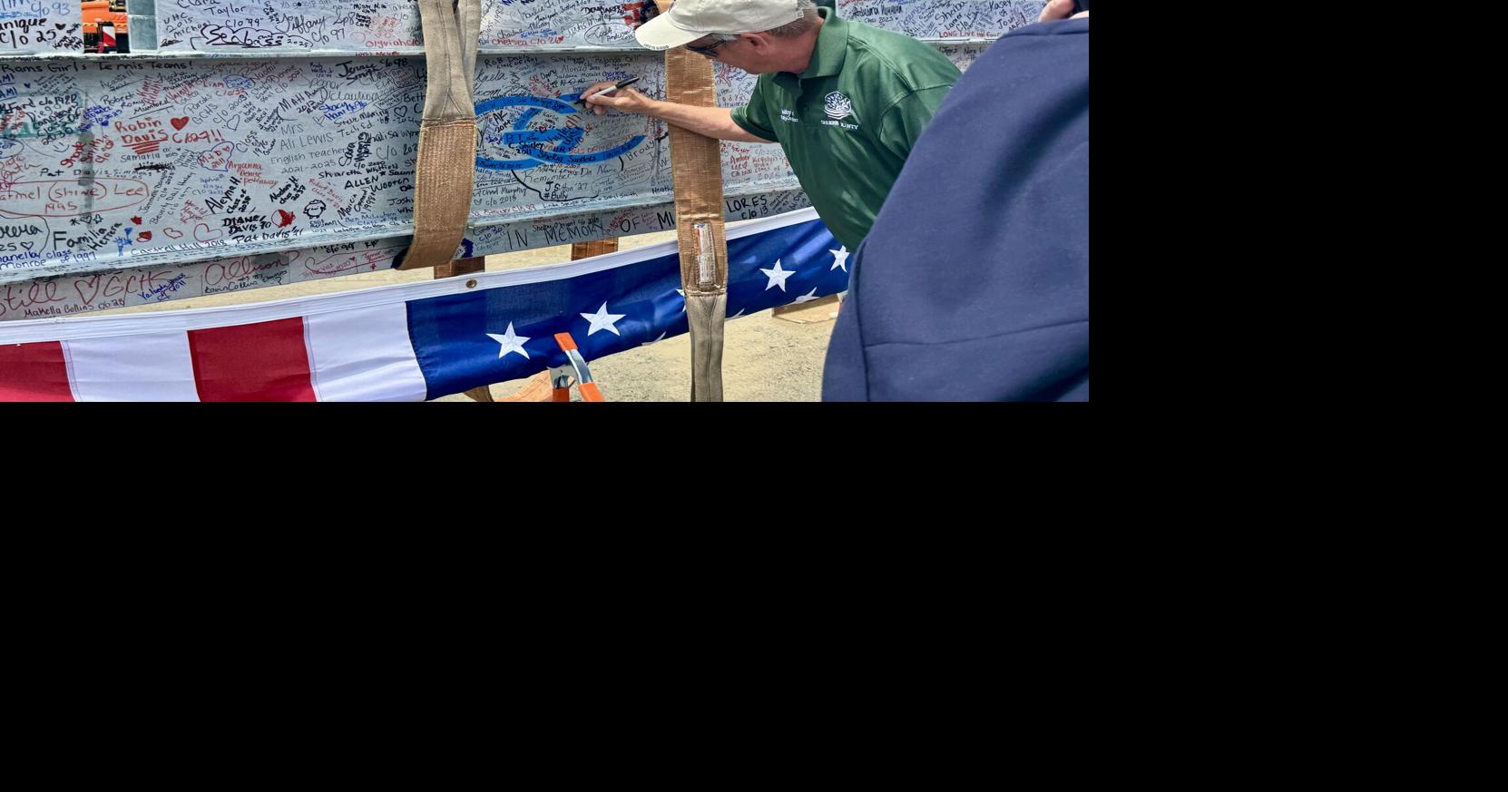 Spirits high for beam raising at new Greene Central High School | Local ...