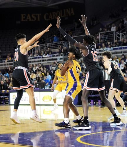 ECU men's basketball: Pirates snap losing skid, zip past Campbell in ...