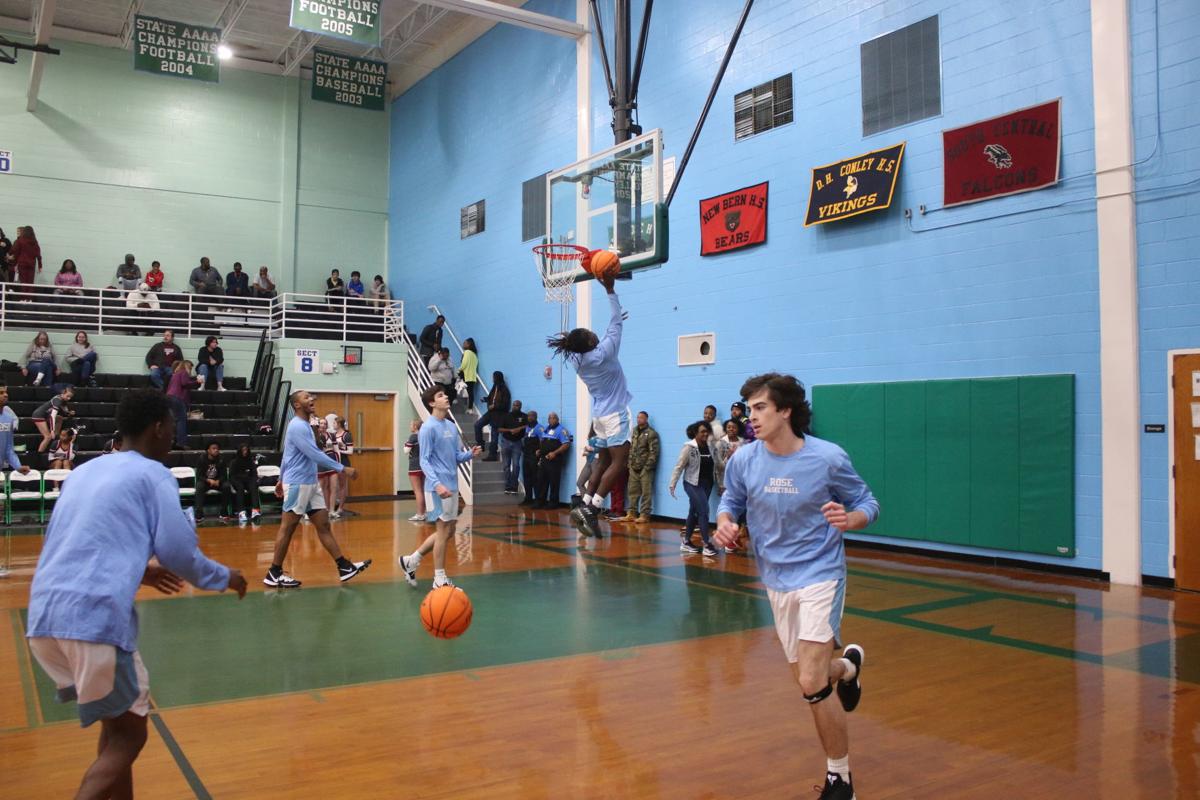 Scene Around the South Central-J.H. Rose boys basketball game, Feb. 22 ...