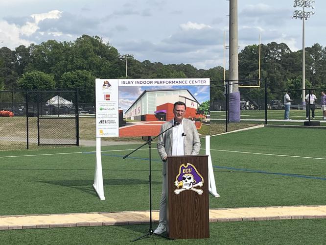 ECU athletics breaks ground on Isley Indoor Performance Center ...