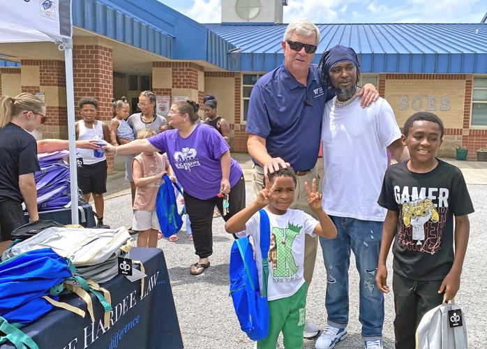 Hardee gives bookbags to Robersonville community children | News ...