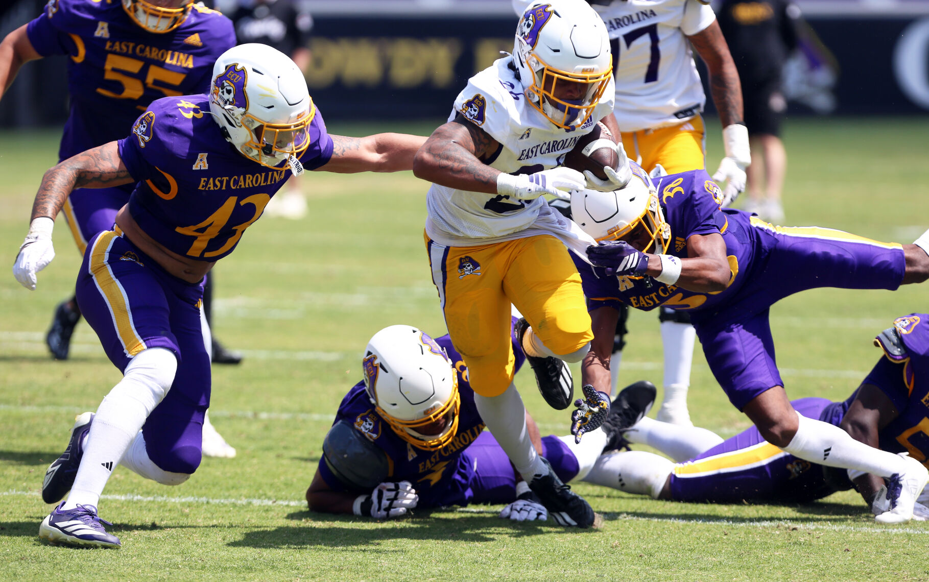 ECU football: Takeaways from this year's Purple & Gold Spring Game ...