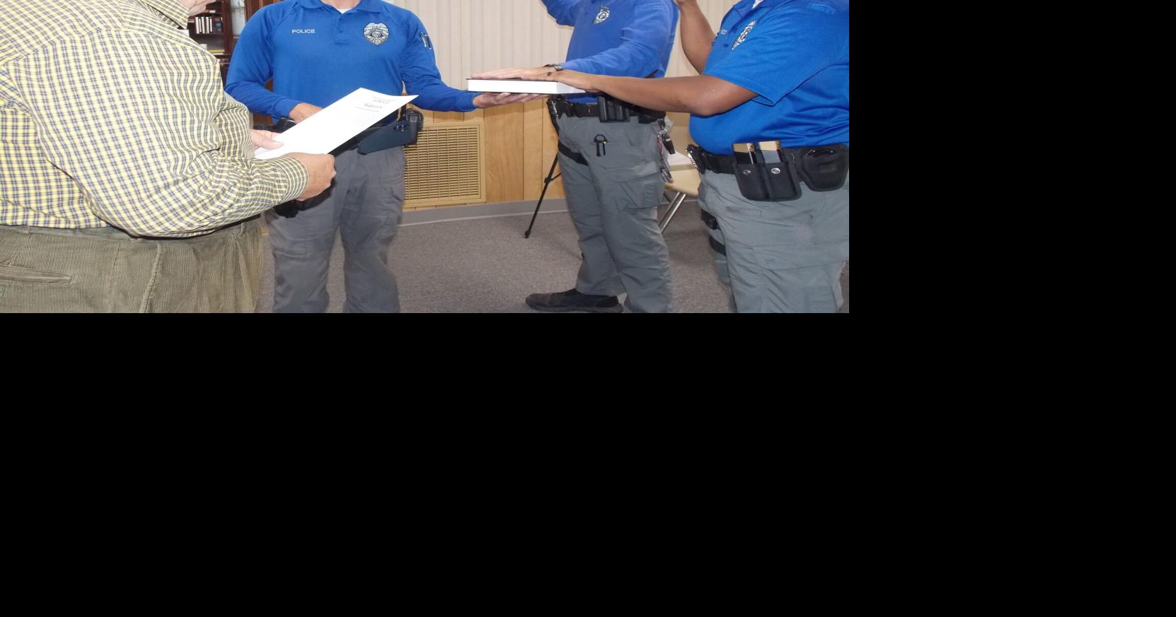 New police officers, public works superintendent introduced in Grifton ...