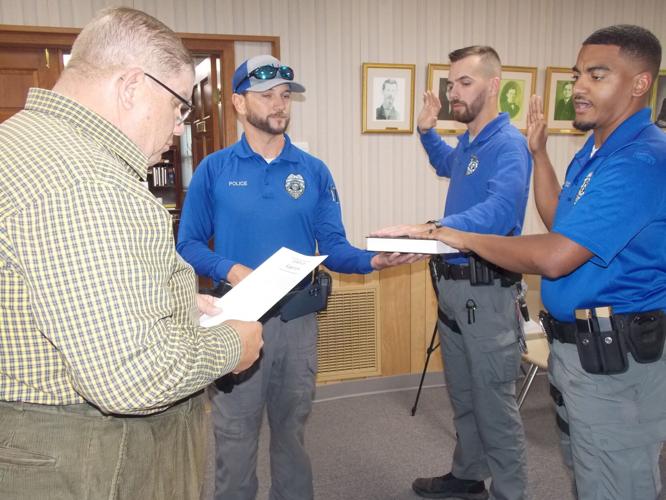 New police officers, public works superintendent introduced in Grifton ...
