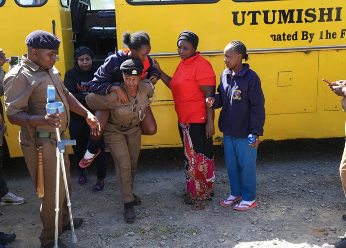 Fire rips through a dormitory at a girls' school in Kenya, killing at ...