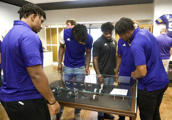 ECU football: Coaches, players tour new football exhibit | College ...