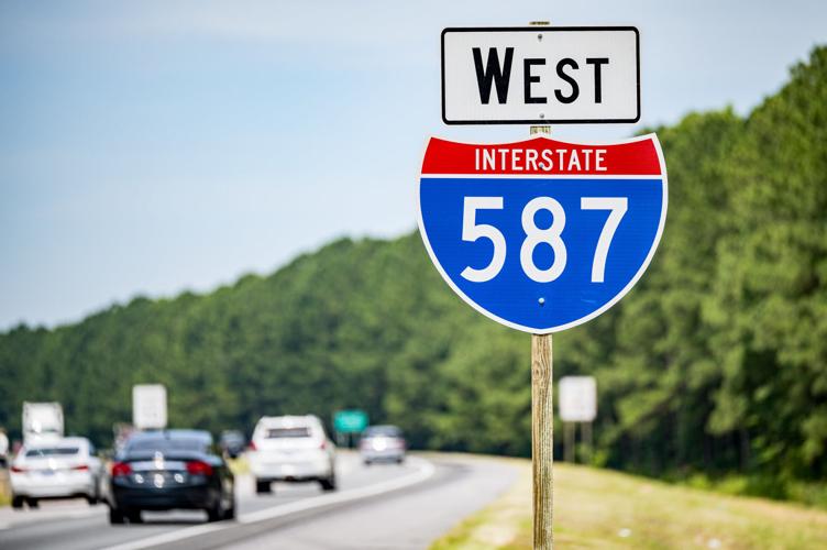 Community celebrates signage for Interstate 587 | News | reflector.com