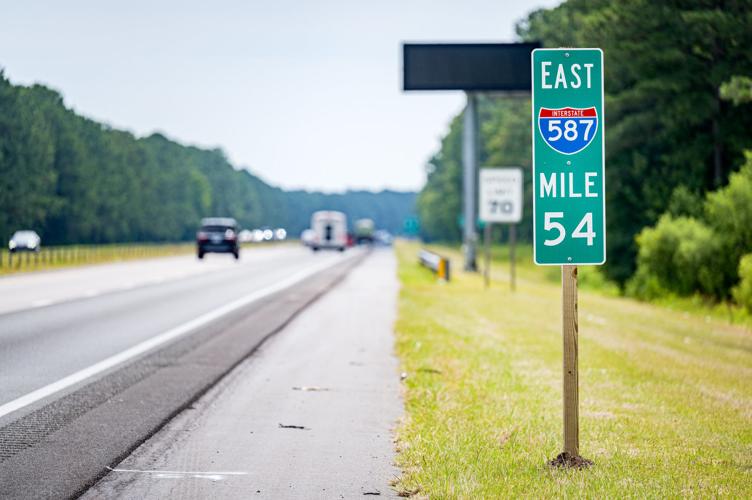 Community celebrates signage for Interstate 587 | News | reflector.com