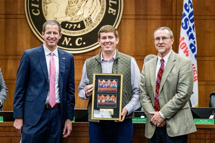 Glover given keys to the city, Bell and Smiley also honored | Local News | reflector.com